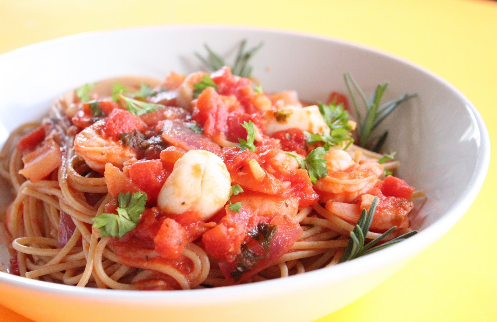 Spaghetti Marinara - Spaghetti alla Marinara